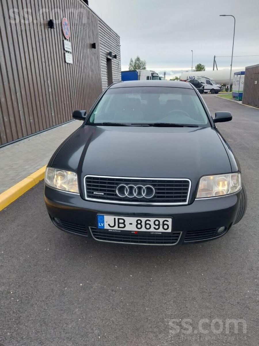 Melns Audi A6 2003 Rīga, ar dzinēja tilpumu 2.50 L un nobraukumu 329 tūkst. km par 2000 €, foto 1 vietnē AUTOMOTO.COM.LV