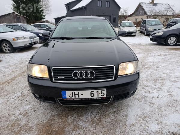 Black Audi A6 2003 in Rezekne, with an engine capacity of 2.50 L and mileage of 235 thousand km for 2150 €, photo 2 on AUTOMOTO.COM.LV