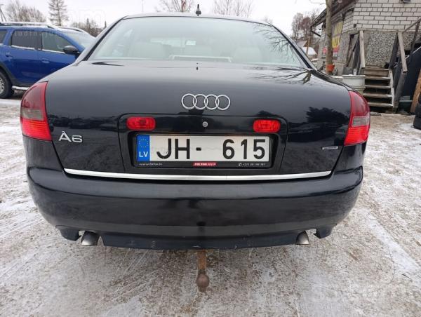 Black Audi A6 2003 in Rezekne, with an engine capacity of 2.50 L and mileage of 235 thousand km for 2150 €, photo 6 on AUTOMOTO.COM.LV