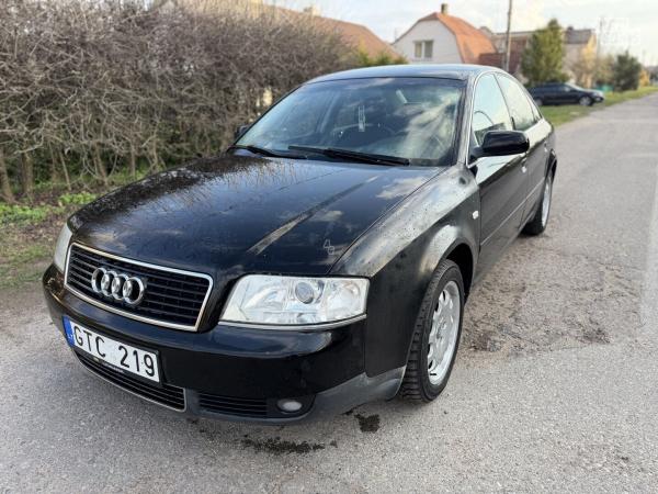 Melns Audi A6 2003 Kauņa, ar dzinēja tilpumu 2.50 L un nobraukumu 309 tūkst. km par 1100 €, foto 1 vietnē AUTOMOTO.COM.LV