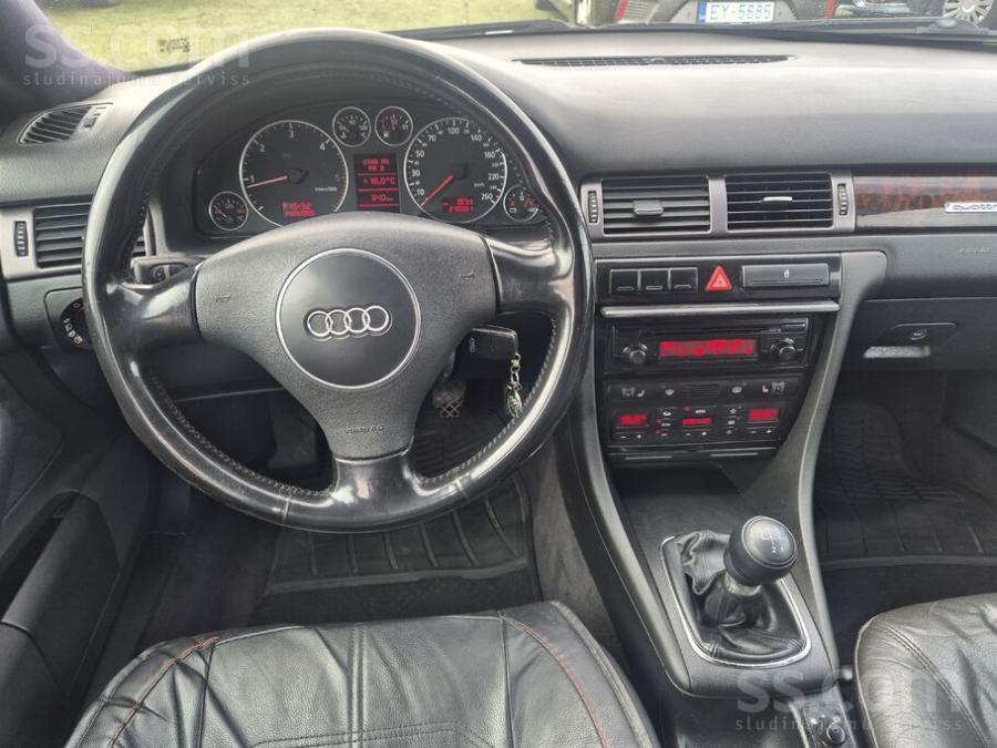 Melns Audi A6 2003 Liepāja, ar dzinēja tilpumu 1.90 L un nobraukumu 279 tūkst. km par 1600 €, foto 17 vietnē AUTOMOTO.COM.LV