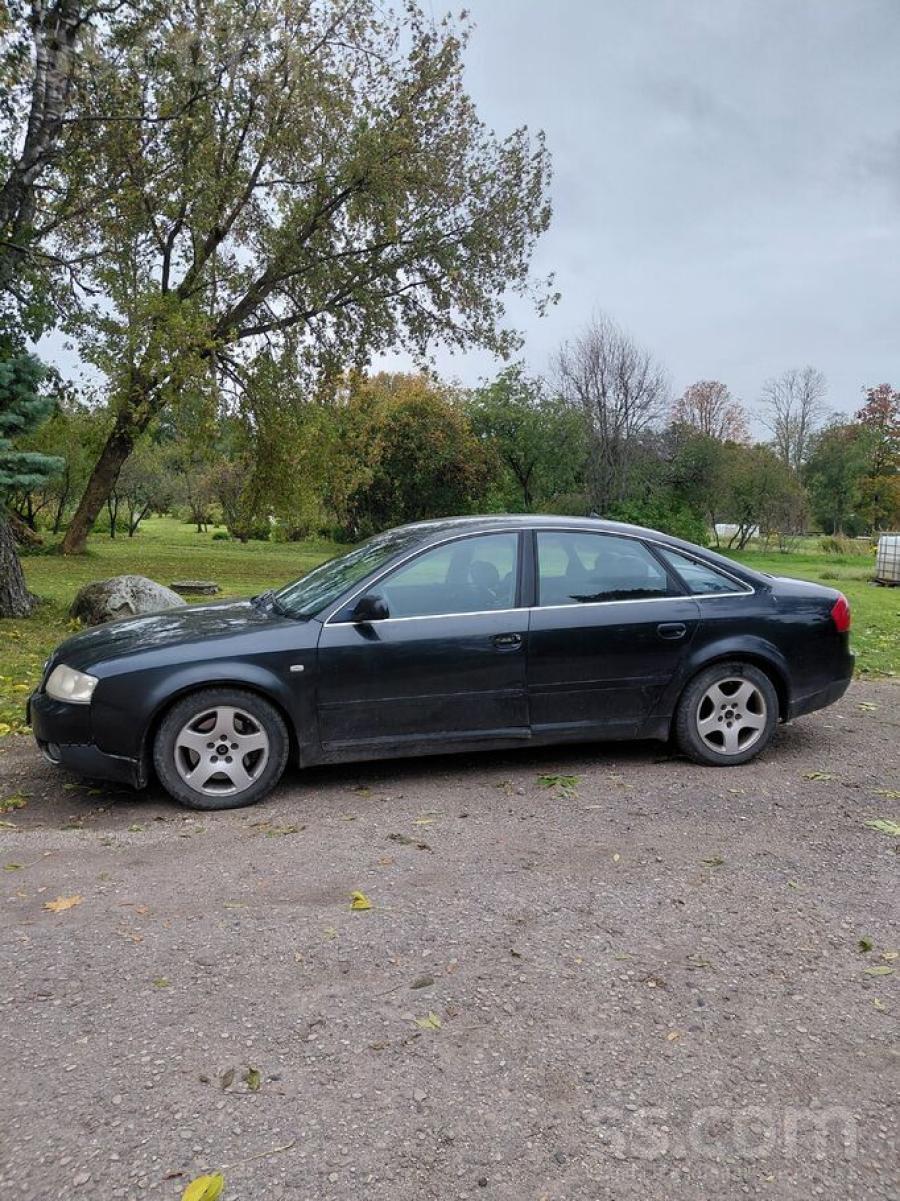 Black Audi A6 2003 in Saldus, with an engine capacity of 2.50 L and mileage of 435 thousand km for 2700 €, photo 1 on AUTOMOTO.COM.LV