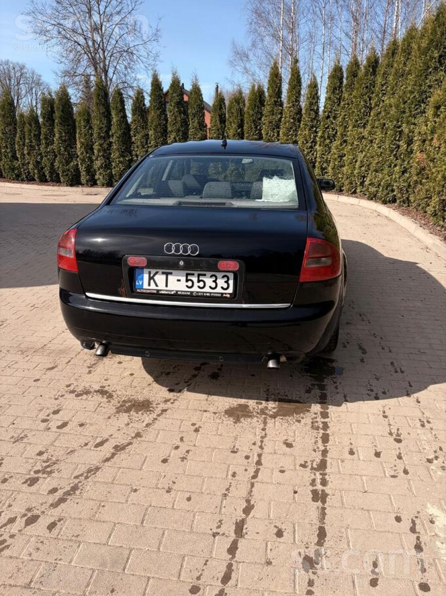 Melns Audi A6 2003 Balvi, ar dzinēja tilpumu 1.90 L un nobraukumu 328 tūkst. km par 2000 €, foto 1 vietnē AUTOMOTO.COM.LV