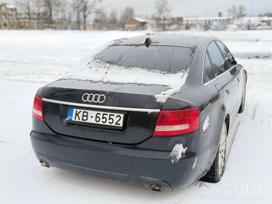Black Audi A6 2004 in Jelgava, with an engine capacity of 3.00 L and mileage of 361 thousand km for 2800 €, photo 4 on AUTOMOTO.COM.LV