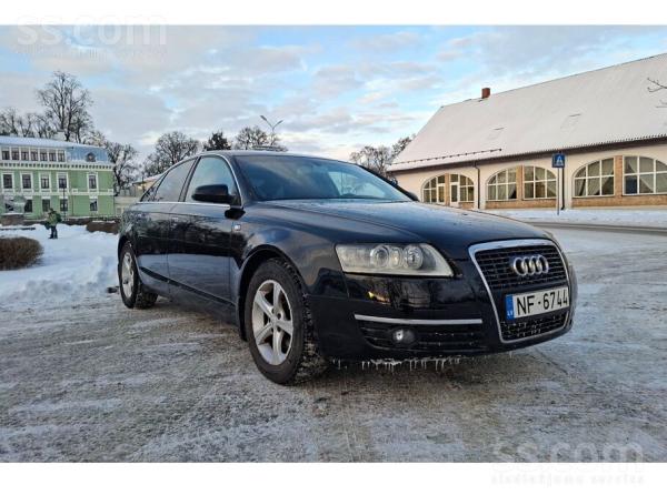 Black Audi A6 2004 in Valmiera, with an engine capacity of 2.40 L and mileage of 370 thousand km for 3000 €, photo 6 on AUTOMOTO.COM.LV