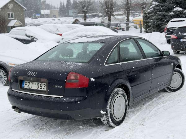 Black Audi A6 2004 in Utena, with an engine capacity of 1.90 L and mileage of 330 thousand km for 1990 €, photo 4 on AUTOMOTO.COM.LV