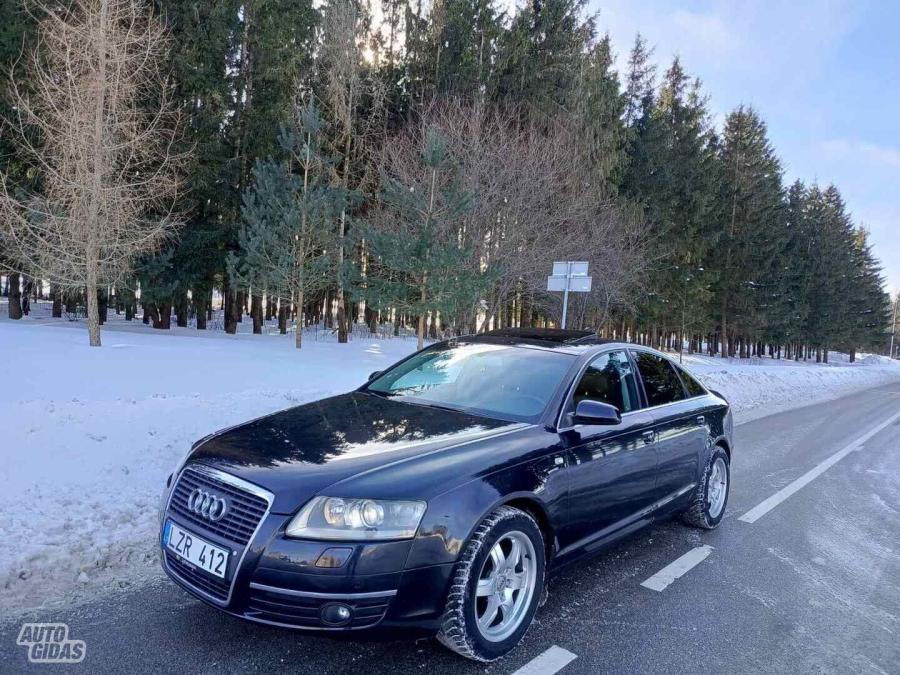 Black Audi A6 2004 in Klaipeda, with an engine capacity of 2.40 L and mileage of 292 thousand km for 2600 €, photo 1 on AUTOMOTO.COM.LV