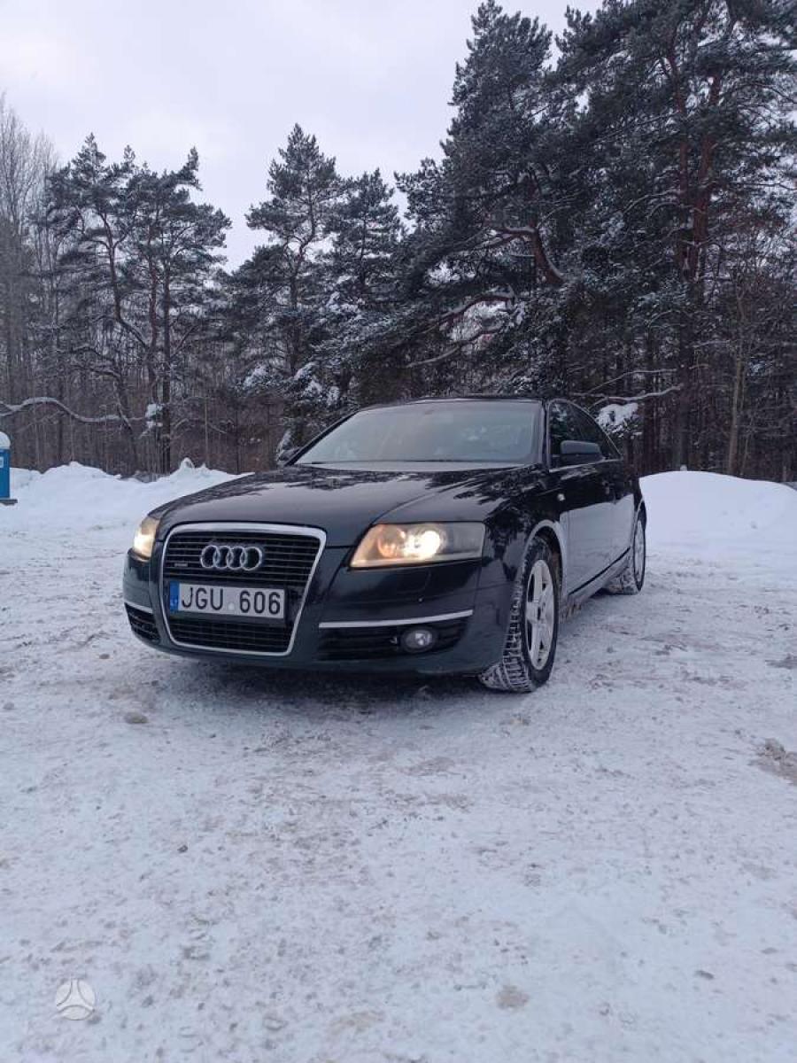 Melns Audi A6 2004 Mažeikiai, ar dzinēja tilpumu 2.97 L un nobraukumu 344 tūkst. km par 1990 €, foto 1 vietnē AUTOMOTO.COM.LV
