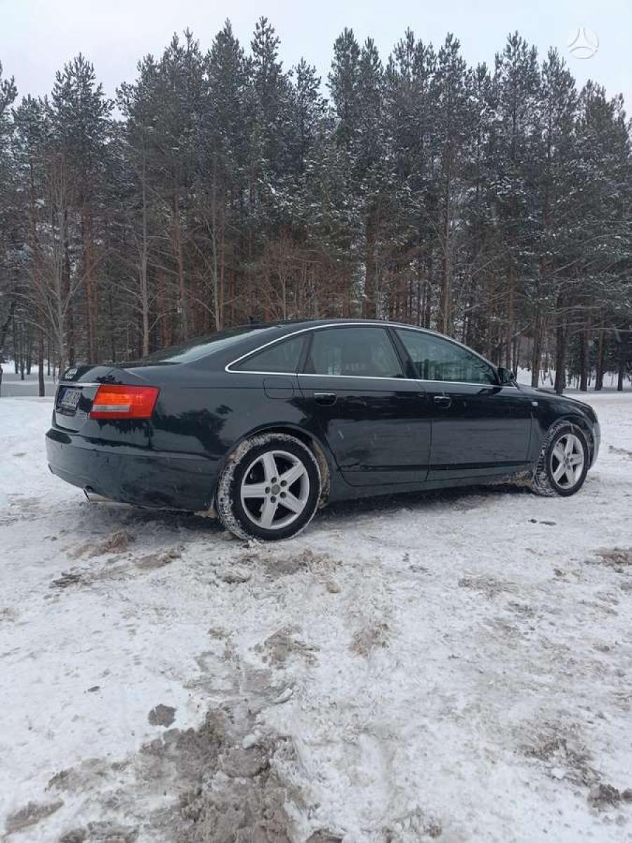 Melns Audi A6 2004 Mažeikiai, ar dzinēja tilpumu 2.97 L un nobraukumu 344 tūkst. km par 1990 €, foto 3 vietnē AUTOMOTO.COM.LV