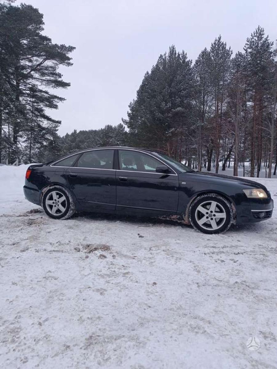 Melns Audi A6 2004 Mažeikiai, ar dzinēja tilpumu 2.97 L un nobraukumu 344 tūkst. km par 1990 €, foto 4 vietnē AUTOMOTO.COM.LV