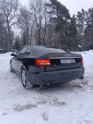 Melns Audi A6 2004 Mažeikiai, ar dzinēja tilpumu 2.97 L un nobraukumu 344 tūkst. km par 1990 €, foto 5 vietnē AUTOMOTO.COM.LV
