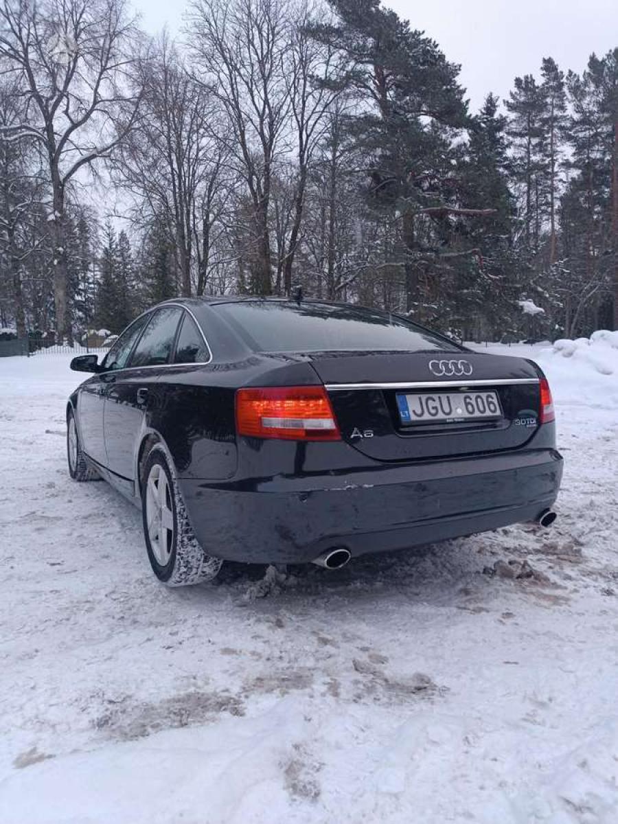 Melns Audi A6 2004 Mažeikiai, ar dzinēja tilpumu 2.97 L un nobraukumu 344 tūkst. km par 1990 €, foto 5 vietnē AUTOMOTO.COM.LV