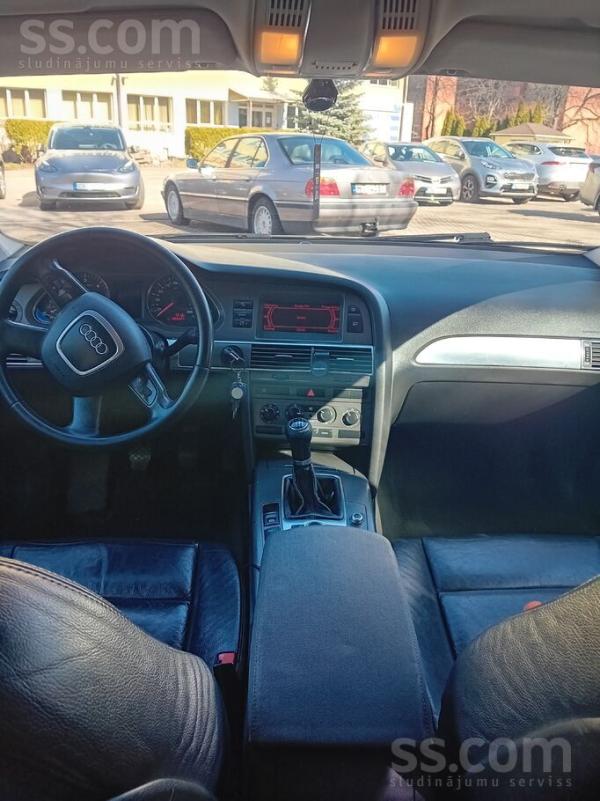 Black Audi A6 2004 in Riga, with an engine capacity of 2.70 L and mileage of 282 thousand km for 3050 €, photo 5 on AUTOMOTO.COM.LV