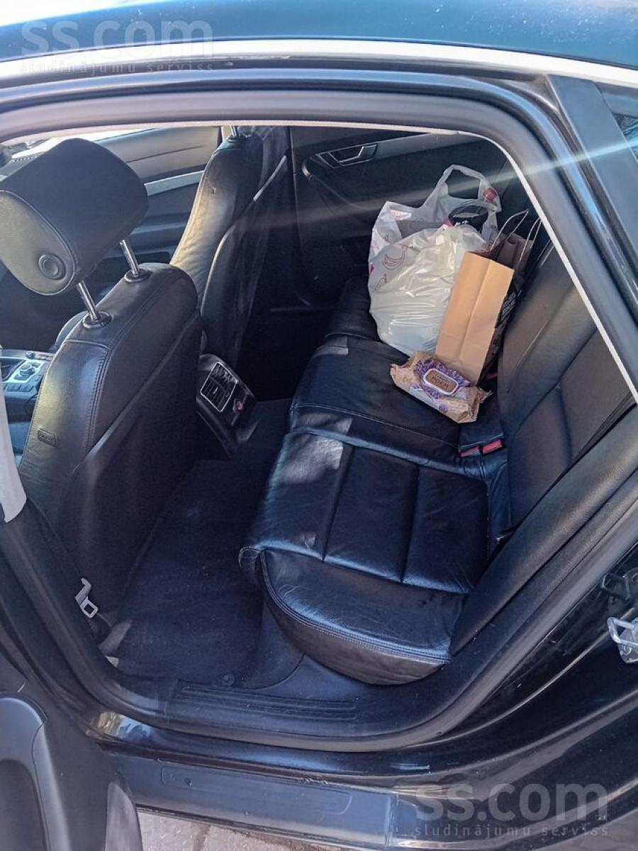 Melns Audi A6 2004 Rīga, ar dzinēja tilpumu 2.70 L un nobraukumu 282 tūkst. km par 3050 €, foto 5 vietnē AUTOMOTO.COM.LV