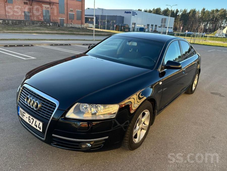 Melns Audi A6 2004 Valmiera, ar dzinēja tilpumu 2.40 L un nobraukumu 372 tūkst. km par 2490 €, foto 1 vietnē AUTOMOTO.COM.LV