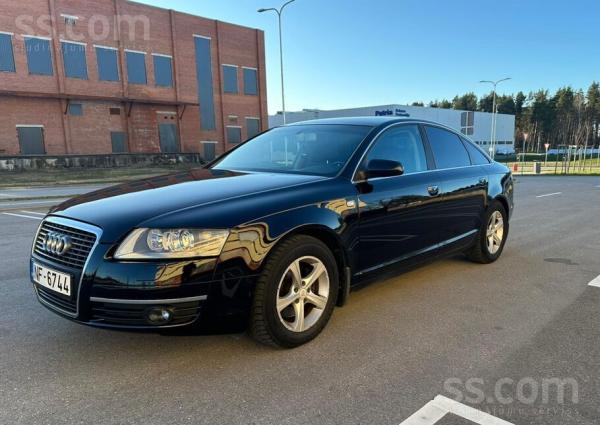 Black Audi A6 2004 in Valmiera, with an engine capacity of 2.40 L and mileage of 372 thousand km for 2490 €, photo 3 on AUTOMOTO.COM.LV