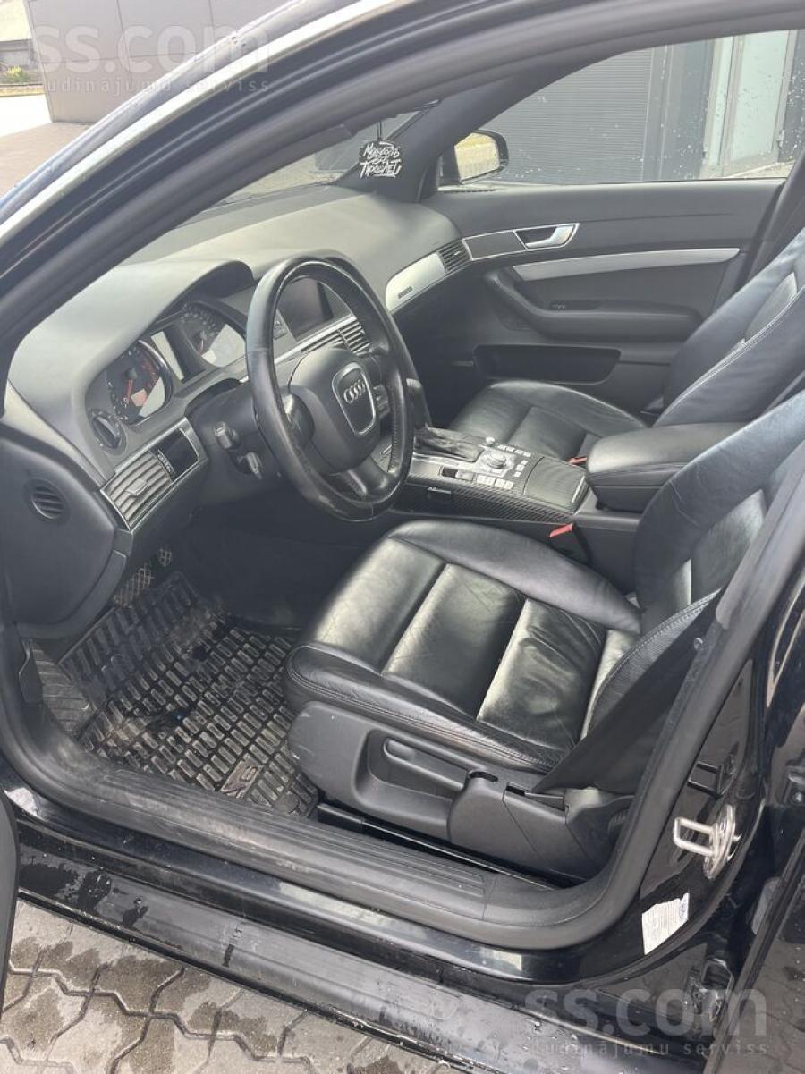 Melns Audi A6 2004 Liepāja, ar dzinēja tilpumu 3.00 L un nobraukumu 255 tūkst. km par 3100 €, foto 6 vietnē AUTOMOTO.COM.LV