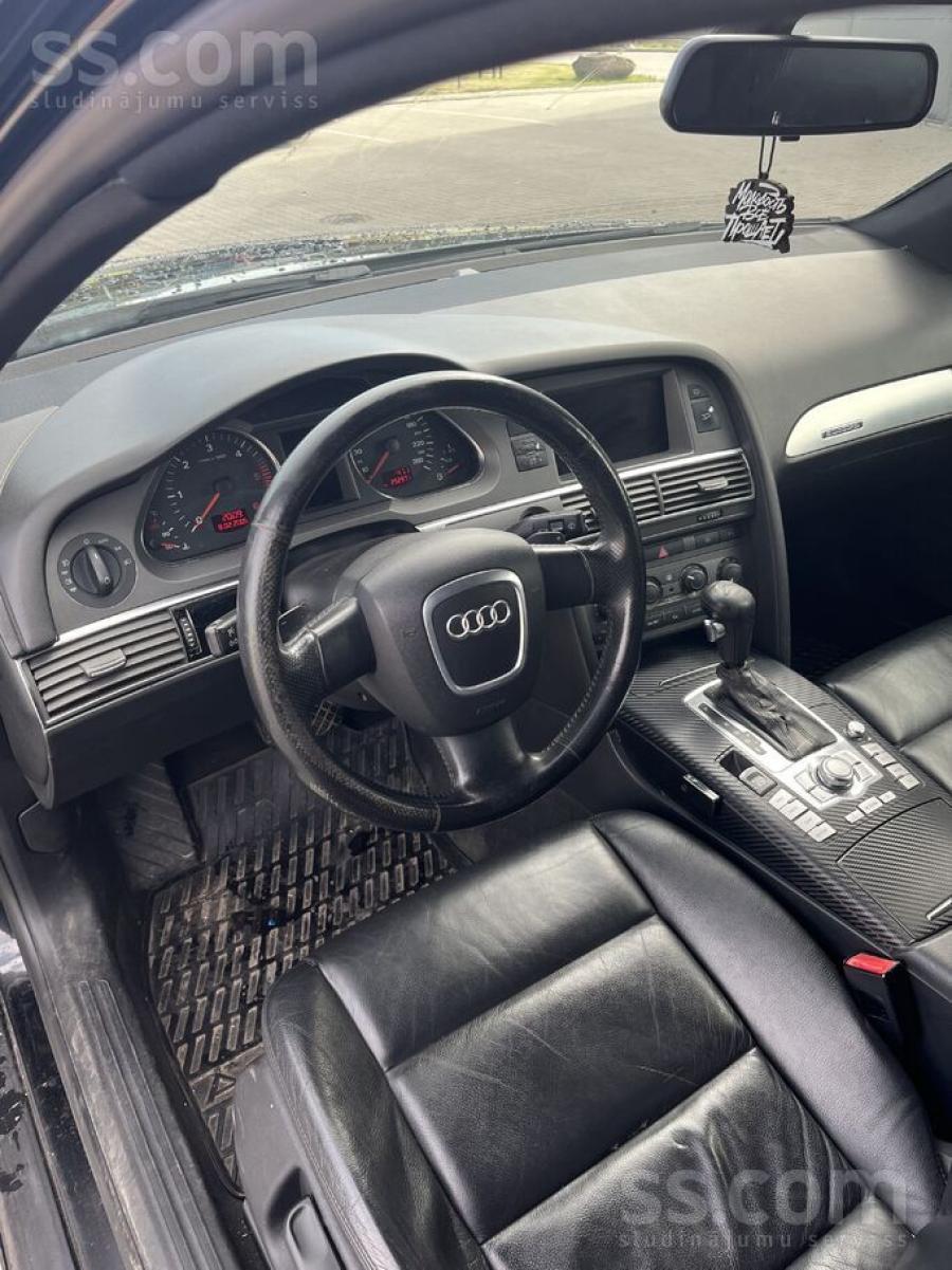Melns Audi A6 2004 Liepāja, ar dzinēja tilpumu 3.00 L un nobraukumu 255 tūkst. km par 3100 €, foto 8 vietnē AUTOMOTO.COM.LV