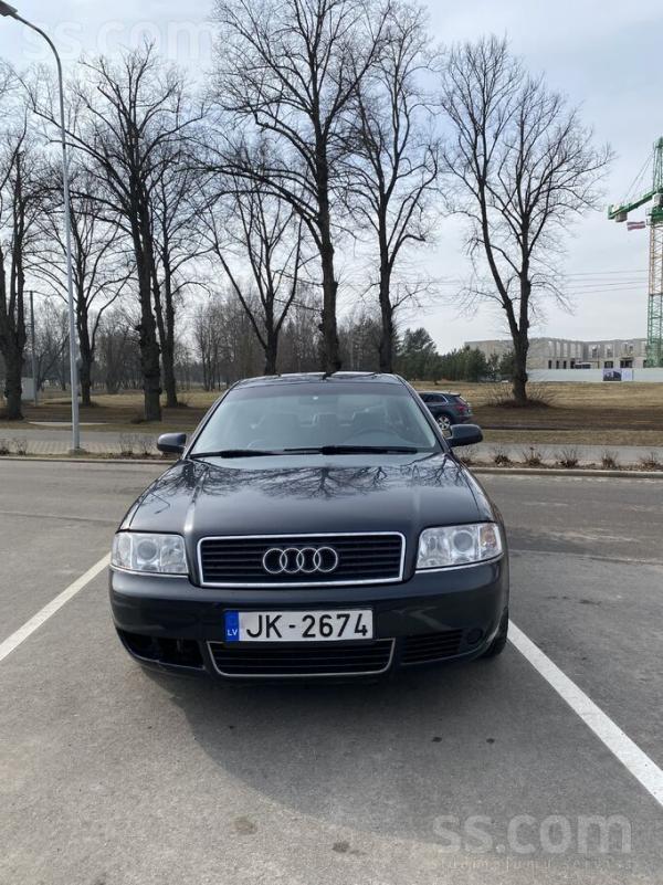 Black Audi A6 2004 in Riga, with an engine capacity of 1.90 L and mileage of 402 thousand km for 1100 €, photo 2 on AUTOMOTO.COM.LV