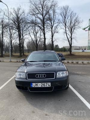 Black Audi A6 2004 in Riga, with an engine capacity of 1.90 L and mileage of 402 thousand km for 1100 €, photo 3 on AUTOMOTO.COM.LV