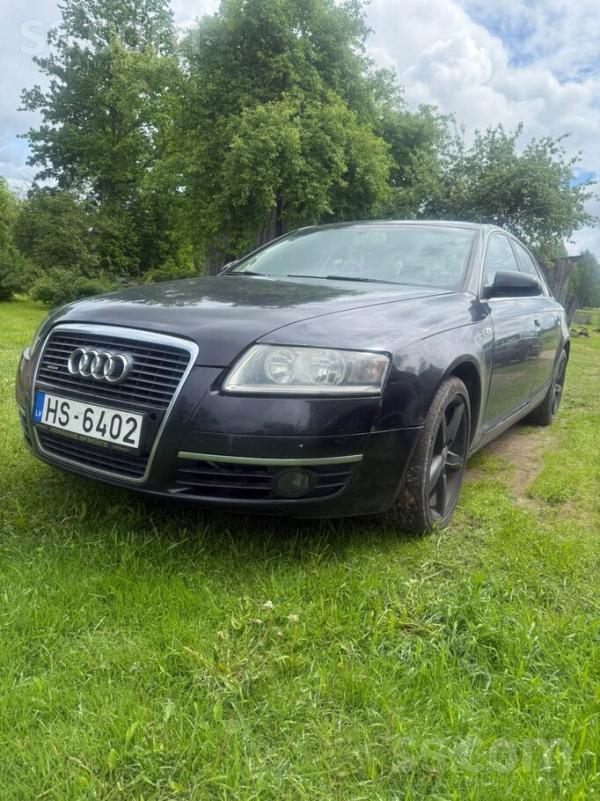 Black Audi A6 2004 in Ogre, with an engine capacity of 3.00 L and mileage of 357 thousand km for 1800 €, photo 1 on AUTOMOTO.COM.LV