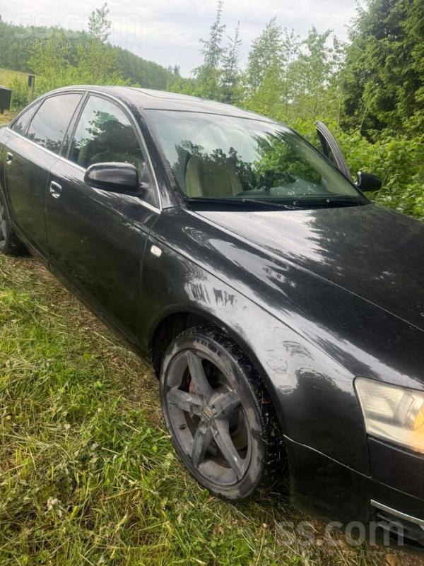 Melns Audi A6 2004 Ogre, ar dzinēja tilpumu 3.00 L un nobraukumu 357 tūkst. km par 1600 €, foto 1 vietnē AUTOMOTO.COM.LV