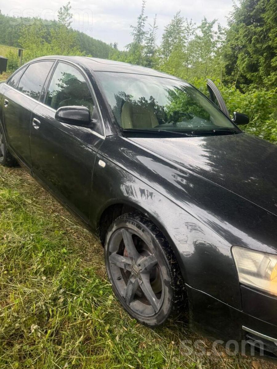 Melns Audi A6 2004 Ogre, ar dzinēja tilpumu 3.00 L un nobraukumu 357 tūkst. km par 1600 €, foto 1 vietnē AUTOMOTO.COM.LV