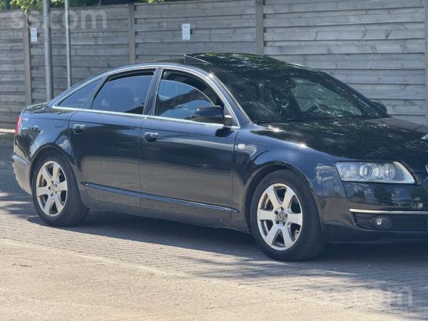 Black Audi A6 2004 in Jelgava, with an engine capacity of 3.00 L and mileage of 345 thousand km for 2850 €, photo 2 on AUTOMOTO.COM.LV