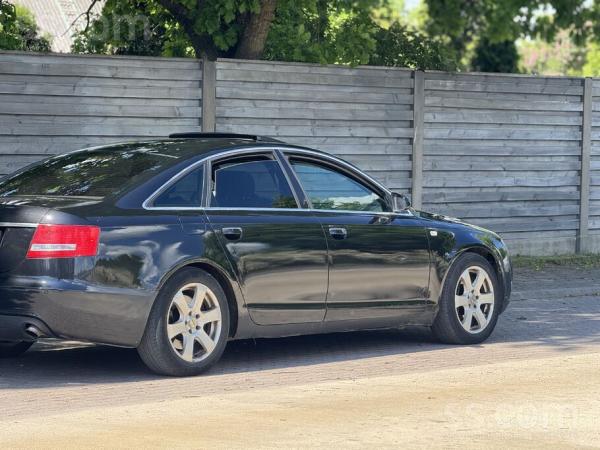 Black Audi A6 2004 in Jelgava, with an engine capacity of 3.00 L and mileage of 345 thousand km for 2850 €, photo 5 on AUTOMOTO.COM.LV