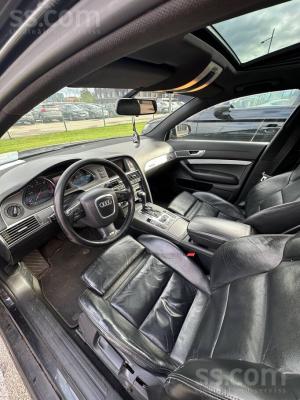 Black Audi A6 2004 in Riga, with an engine capacity of 3.00 L and mileage of 341 thousand km for 2500 €, photo 6 on AUTOMOTO.COM.LV
