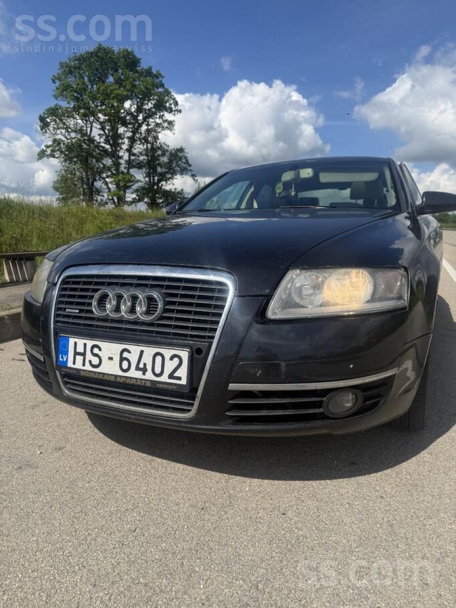 Melns Audi A6 2004 Ogre, ar dzinēja tilpumu 3.00 L un nobraukumu 357 tūkst. km par 1800 €, foto 1 vietnē AUTOMOTO.COM.LV