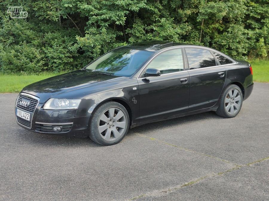Black Audi A6 2004 in Vilnius, with an engine capacity of 3.00 L and mileage of 388 thousand km for 1999 €, photo 1 on AUTOMOTO.COM.LV