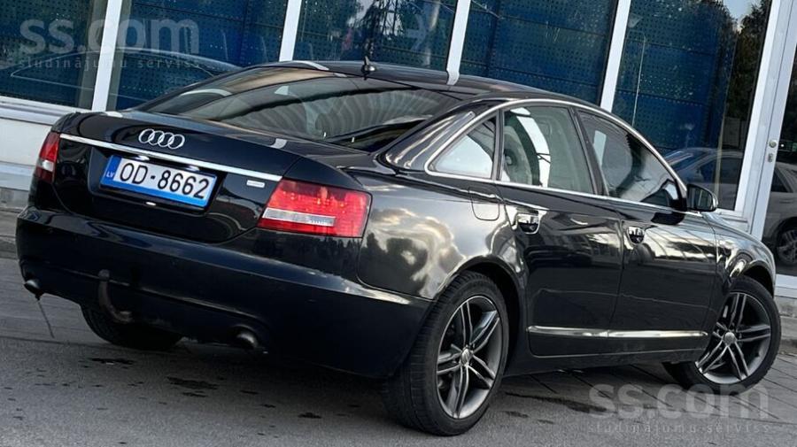 Black Audi A6 2004 in Riga, with an engine capacity of 3.00 L and mileage of 307 thousand km for 2750 €, photo 4 on AUTOMOTO.COM.LV