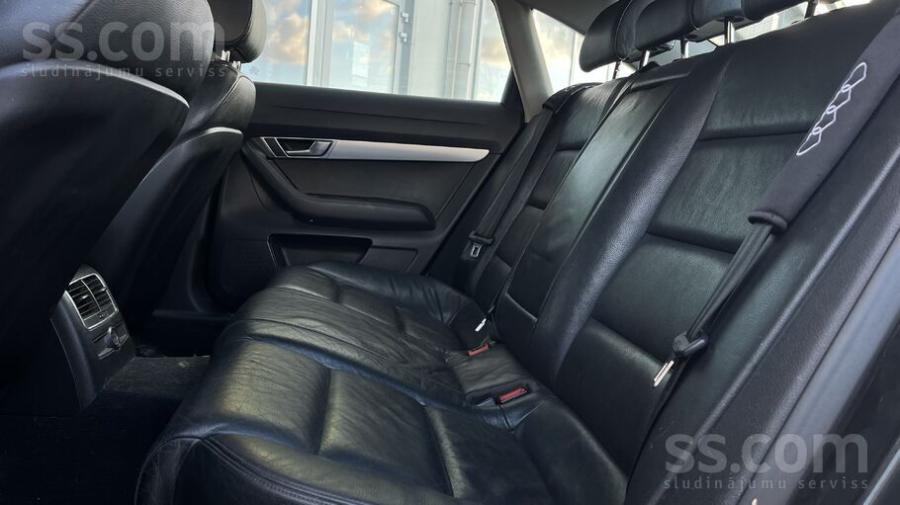 Black Audi A6 2004 in Riga, with an engine capacity of 3.00 L and mileage of 307 thousand km for 2750 €, photo 16 on AUTOMOTO.COM.LV