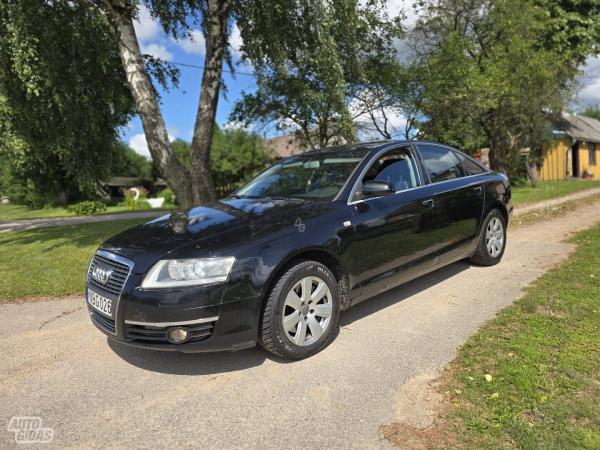 Black Audi A6 2004 in Plunge, with an engine capacity of 2.70 L and mileage of 1 thousand km for 1850 €, photo 1 on AUTOMOTO.COM.LV