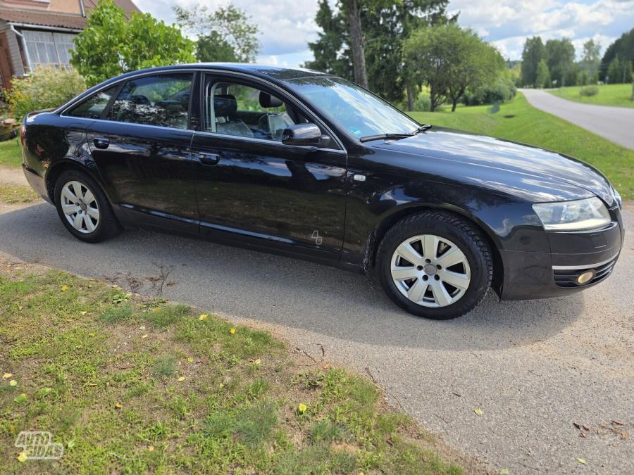 Black Audi A6 2004 in Plunge, with an engine capacity of 2.70 L and mileage of 1 thousand km for 1850 €, photo 4 on AUTOMOTO.COM.LV
