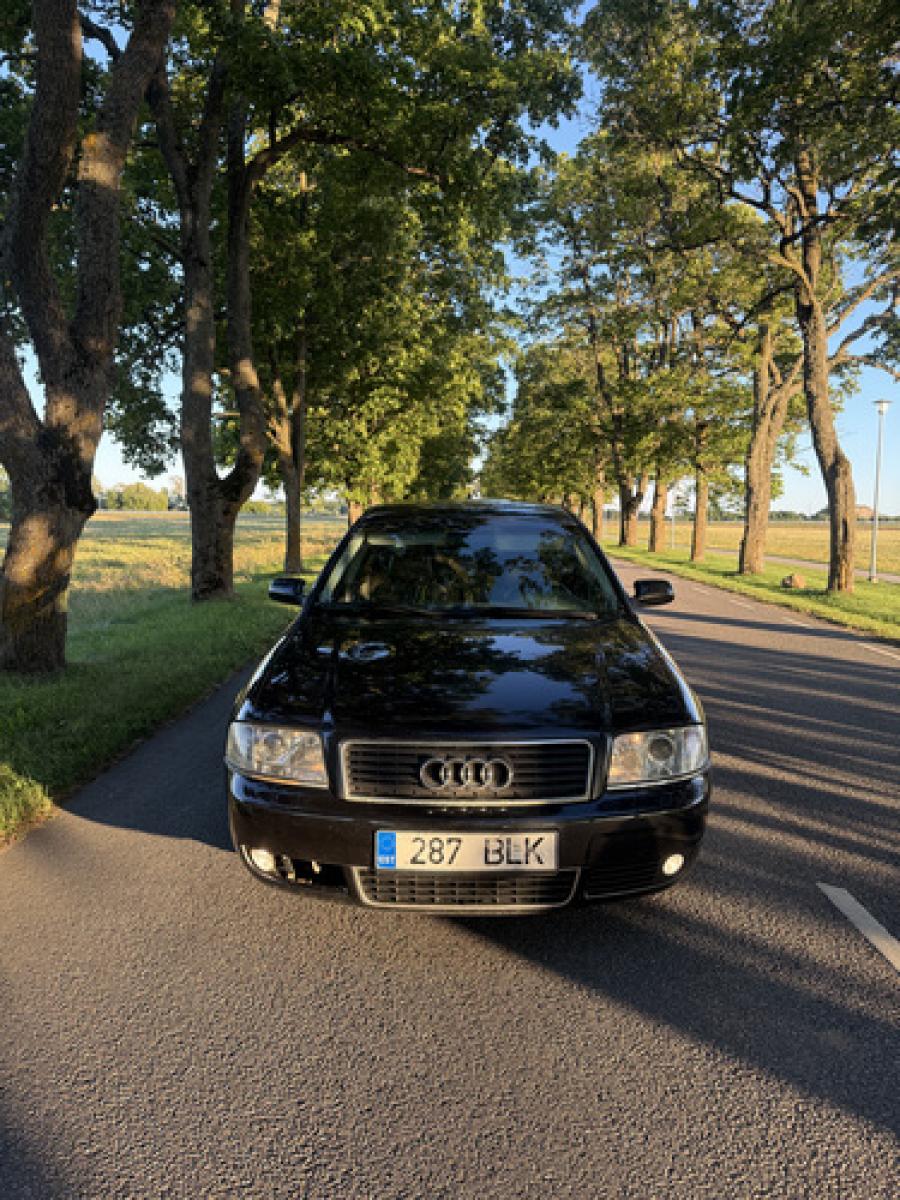 Black Audi A6 2004 in Kohtla-Jarve, with an engine capacity of 1.90 L and mileage of 331 thousand km for 1699 €, photo 8 on AUTOMOTO.COM.LV