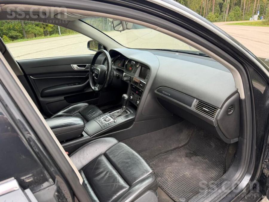 Black Audi A6 2004 in Madona, with an engine capacity of 3.00 L and mileage of 441 thousand km for 3499 €, photo 7 on AUTOMOTO.COM.LV