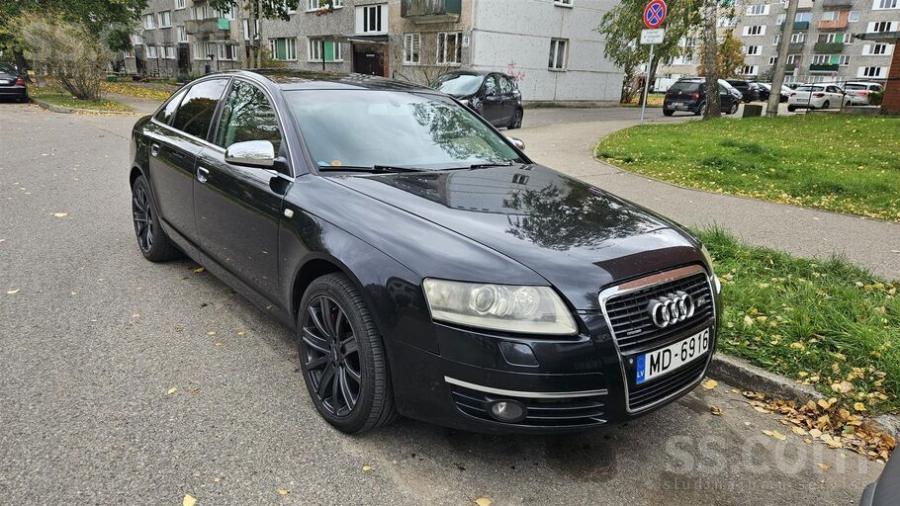 Melns Audi A6 2004 Daugavpils, ar dzinēja tilpumu 3.00 L un nobraukumu 341 tūkst. km par 1900 €, foto 4 vietnē AUTOMOTO.COM.LV