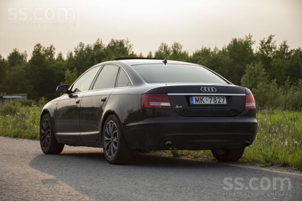 Black Audi A6 2005 in Rezekne, with an engine capacity of 3.00 L and mileage of 395 thousand km for 7600 €, photo 3 on AUTOMOTO.COM.LV
