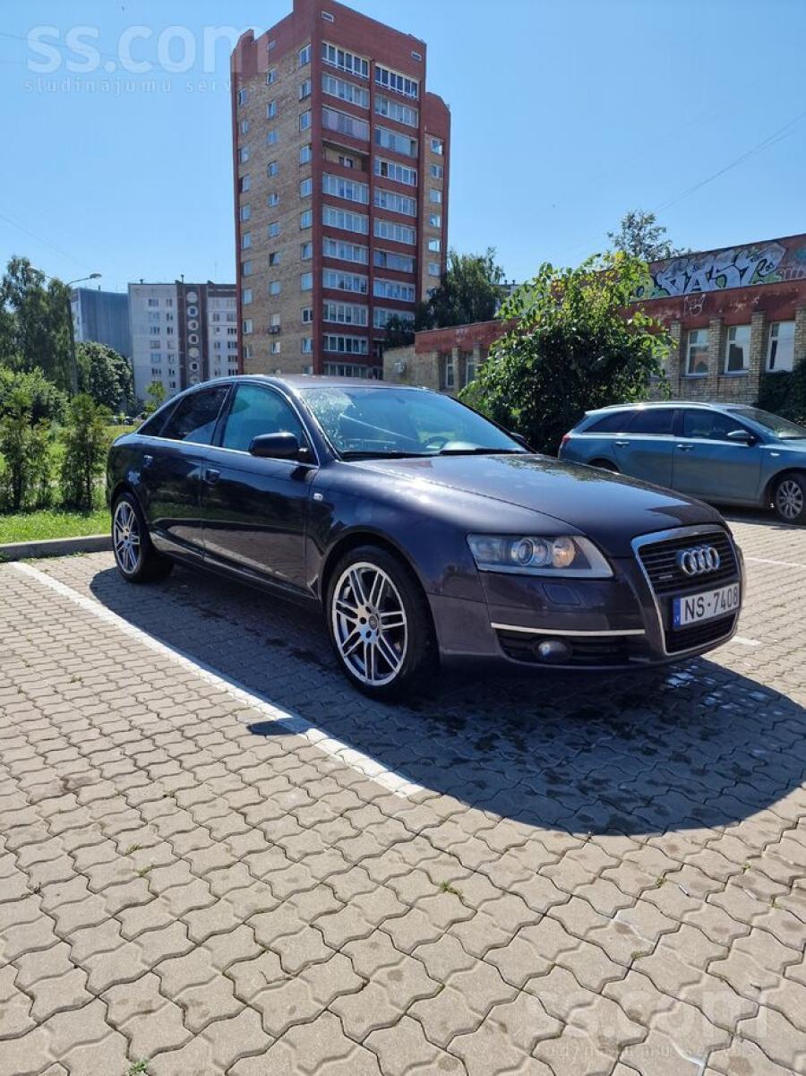 Melns Audi A6 2005 Rīga, ar dzinēja tilpumu 3.00 L un nobraukumu 302 tūkst. km par 4200 €, foto 1 vietnē AUTOMOTO.COM.LV