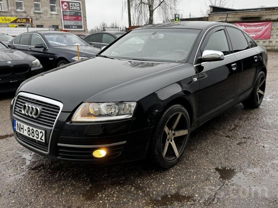 Black Audi A6 2005 in Daugavpils, with an engine capacity of 3.00 L and mileage of 0 thousand km for 3500 €, photo 3 on AUTOMOTO.COM.LV