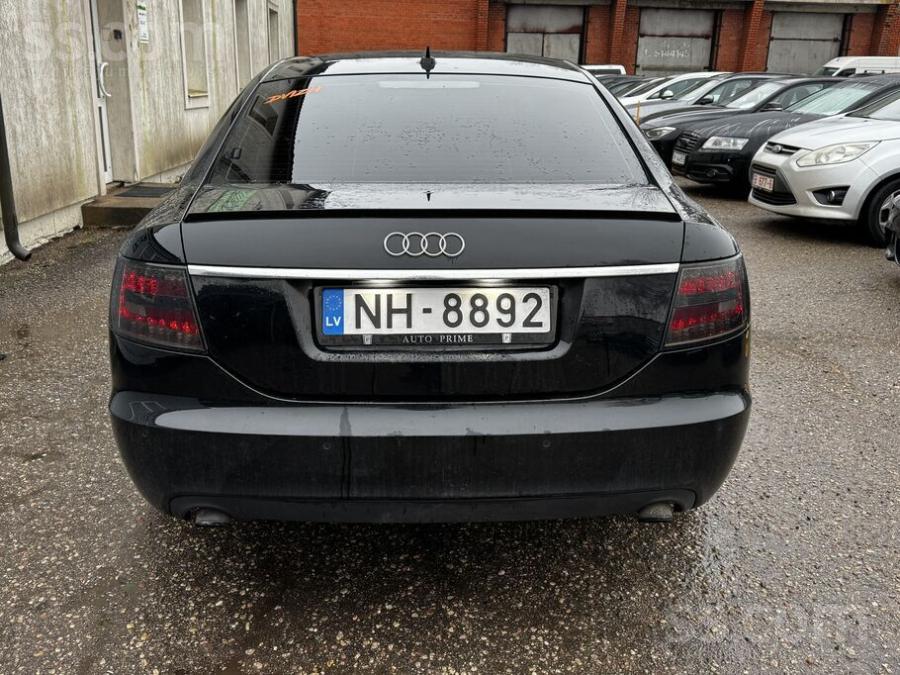 Black Audi A6 2005 in Daugavpils, with an engine capacity of 3.00 L and mileage of 0 thousand km for 3500 €, photo 5 on AUTOMOTO.COM.LV