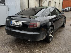 Black Audi A6 2005 in Daugavpils, with an engine capacity of 3.00 L and mileage of 0 thousand km for 3500 €, photo 6 on AUTOMOTO.COM.LV