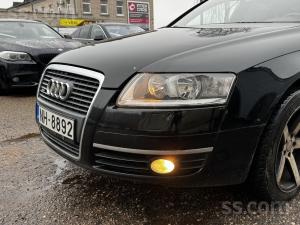 Black Audi A6 2005 in Daugavpils, with an engine capacity of 3.00 L and mileage of 0 thousand km for 3500 €, photo 8 on AUTOMOTO.COM.LV