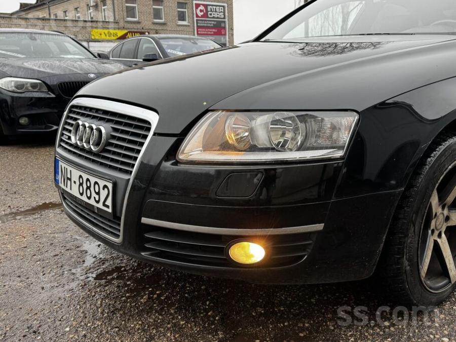 Black Audi A6 2005 in Daugavpils, with an engine capacity of 3.00 L and mileage of 0 thousand km for 3500 €, photo 8 on AUTOMOTO.COM.LV