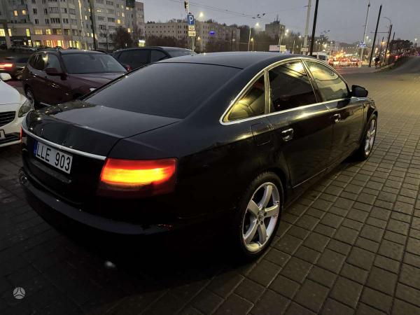 Melns Audi A6 2005 Viļņa, ar dzinēja tilpumu 1.97 L un nobraukumu 300 tūkst. km par 1680 €, foto 3 vietnē AUTOMOTO.COM.LV