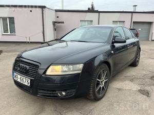 Melns Audi A6 2005 Rīga, ar dzinēja tilpumu 3.00 L un nobraukumu 350 tūkst. km par 2590 €, foto  vietnē AUTOMOTO.COM.LV