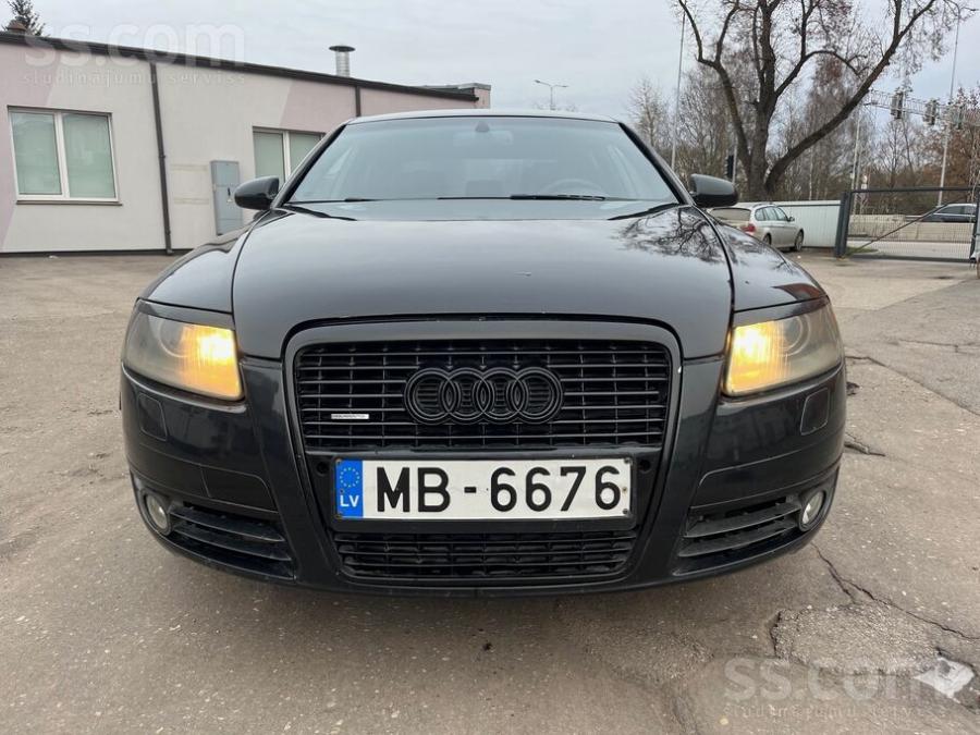 Melns Audi A6 2005 Rīga, ar dzinēja tilpumu 3.00 L un nobraukumu 350 tūkst. km par 2590 €, foto 2 vietnē AUTOMOTO.COM.LV