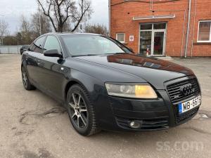 Melns Audi A6 2005 Rīga, ar dzinēja tilpumu 3.00 L un nobraukumu 350 tūkst. km par 2590 €, foto 3 vietnē AUTOMOTO.COM.LV